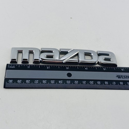 03 04 05 06 07 08 Mazda 6 Emblem Letters Logo Badge Trunk Rear Chrome ...