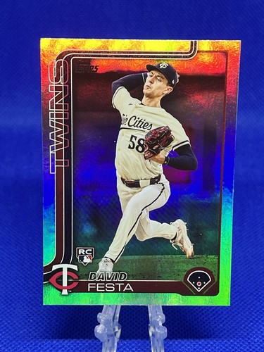 2025 Topps Series 1- David Festa #178 Rainbow Foil Minnesota Twins | eBay