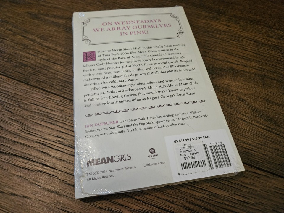 William Shakespeare's Much Ado About Mean Girls (Pop Shakespeare) New ...