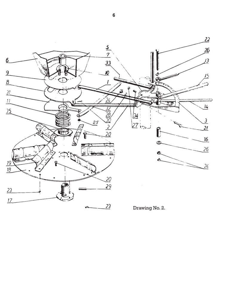 80 Fertilizer Spreader Instruction & Spare Parts Manual Fits Baltimatic ...