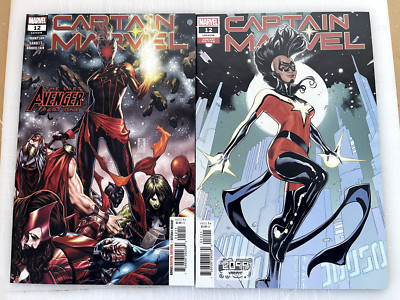 CAPTAIN MARVEL 12 MARK BROOKS & TERRY DODSON VARIANT LOT 2 MARVEL ...