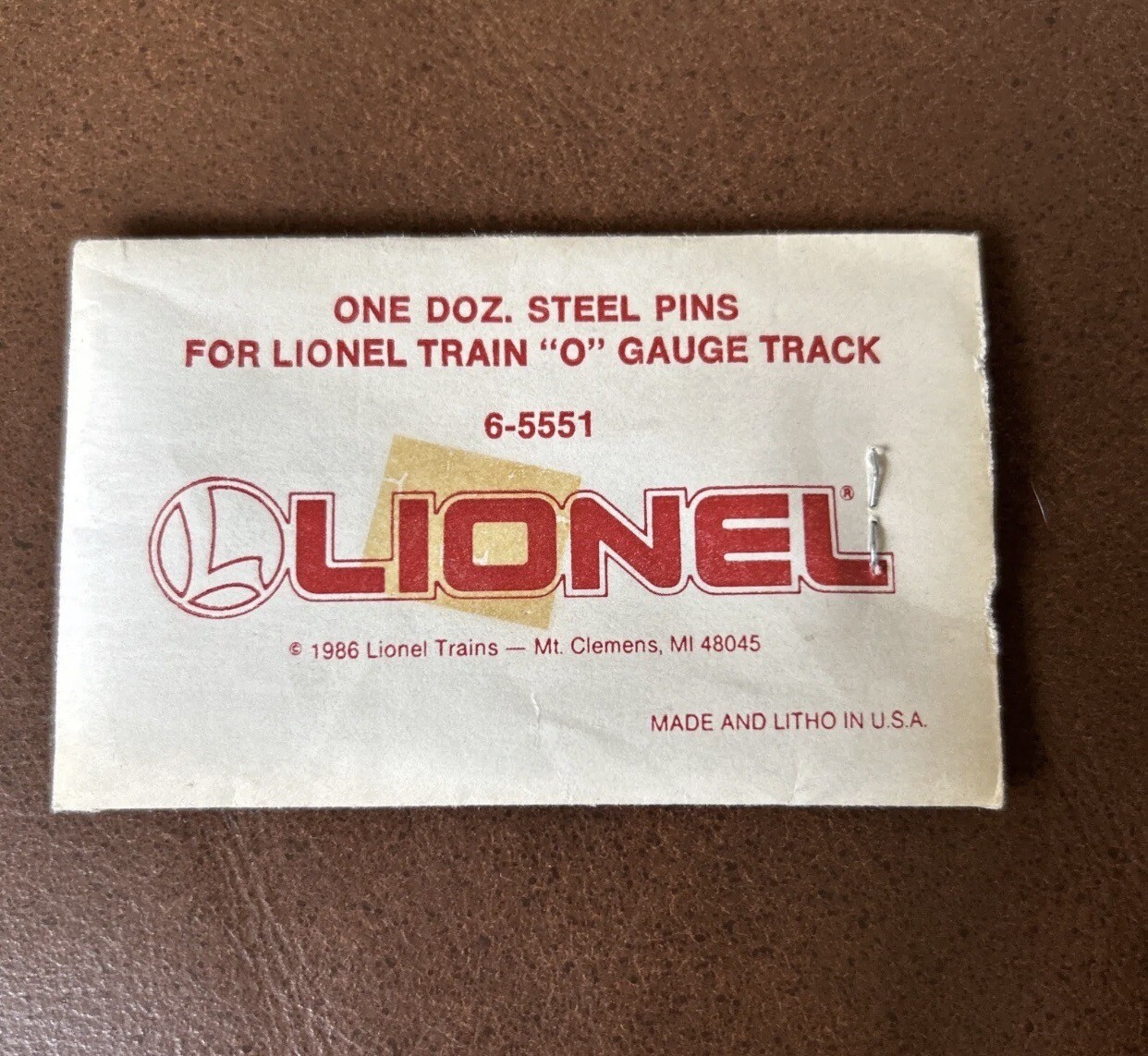 Lionel O Gauge Train Track Metal Steel Connecting Pins (Dozen 12) 6 ...