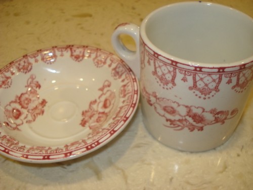 F Winkle & Co England Whieldon Ware Tea Cup and Sauce Set - Made In ...