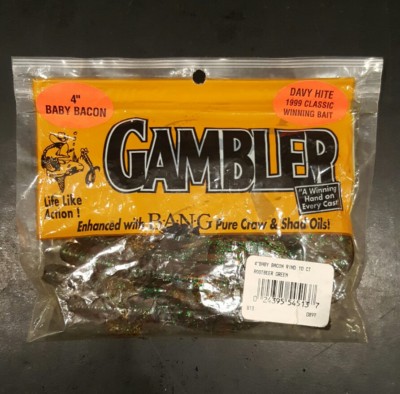 Gambler 4" Bacon Rind 10pk -Rootbeer Green | eBay