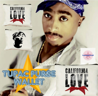 Tupac Shakur Hip Hop Makeup Bag Small Make Up Bags Cosmetic Purse ...