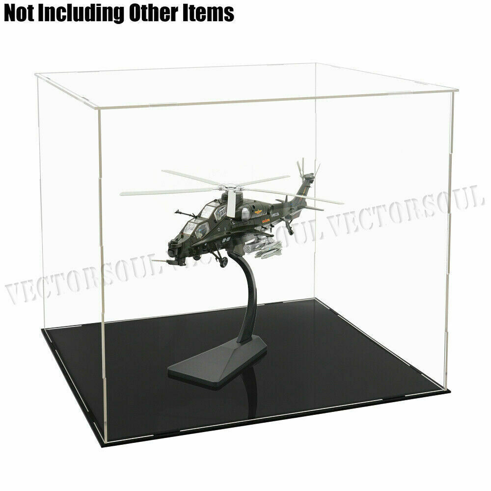 AU Acrylic Plastic Display Case 40cm Large Perspex Box Plastic Base ...
