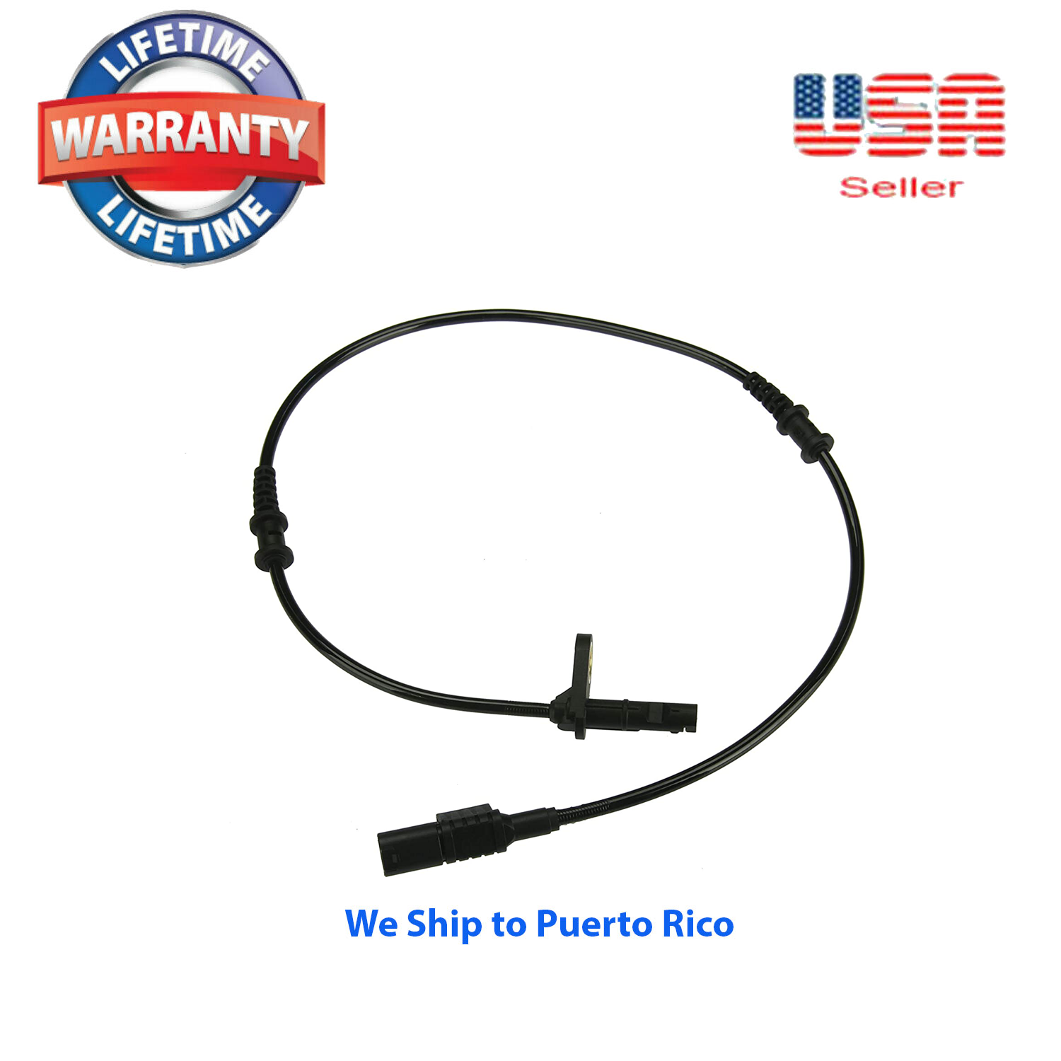 2 ABS Wheel Speed Sensor Front Left & Right Fit:Most Mercedes 2003-2012 ...