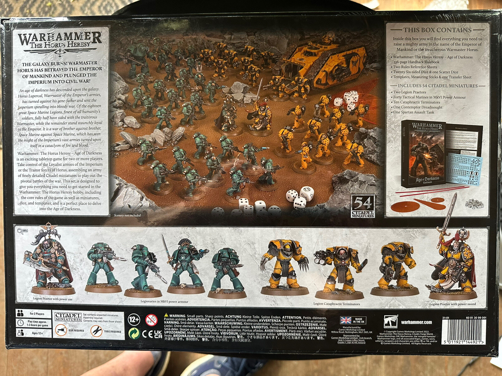 Warhammer 30K The Horus Heresy: Age of Darkness Box Set Space Marines ...