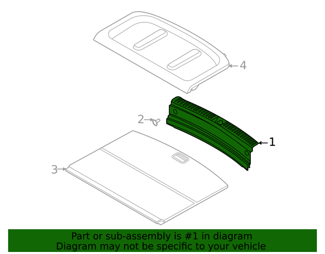 Genuine Kia Rear Body Trim 85770-Q5000WK for sale online | eBay