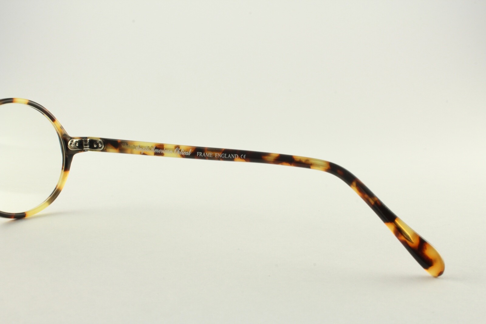 Authentic Anglo American Optical 400 JH Tortoise 42mm Frames Glasses RX ...