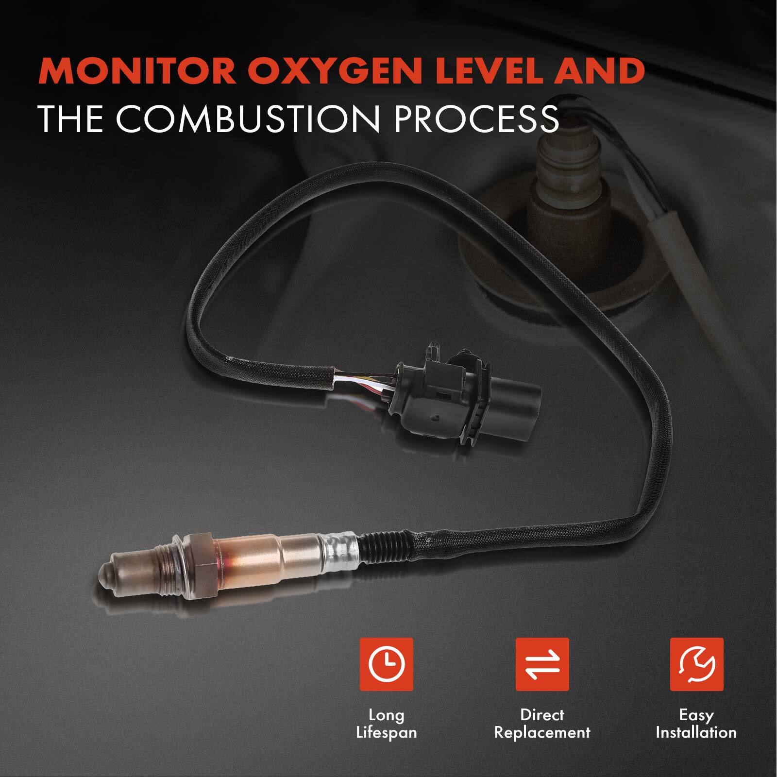 2x Upstream Left & Right O2 Oxygen Sensor for Mercedes-Benz SLK350 12 ...