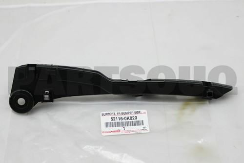 521160K020 Genuine Toyota SUPPORT, FRONT BUMPER SIDE, LH 52116-0K020 | eBay