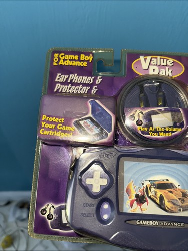 2001 GAMEBOY ADVANCE VALUE PAK EAR PHONES-PROTECTOR- "4" GAME CASES ...