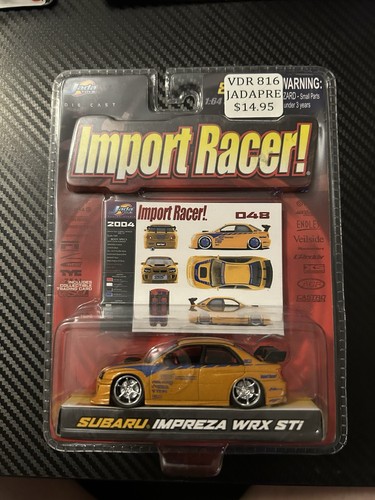 Jada Toys 1:64 Scale Metallic Orange Subaru Impreza WRX STI Import ...