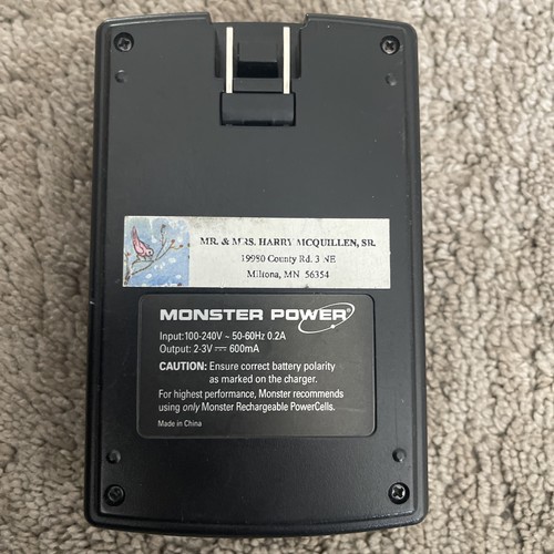 Monster Power Digital Battery Charger AA and AAA NiCd NiMh with Adapter ...