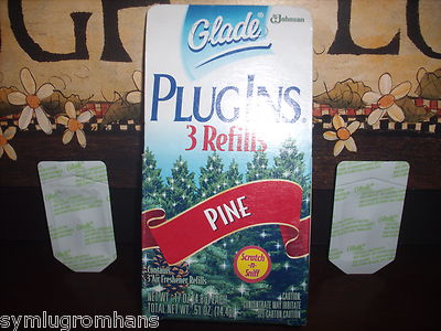 Glade Fresh Gel Scented Plugins Glistening Snow Pine Plug ins Refills ...