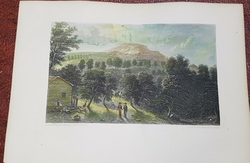 Handcoloured steel engraving 1854 View of rock Mountain by Smillie | eBay