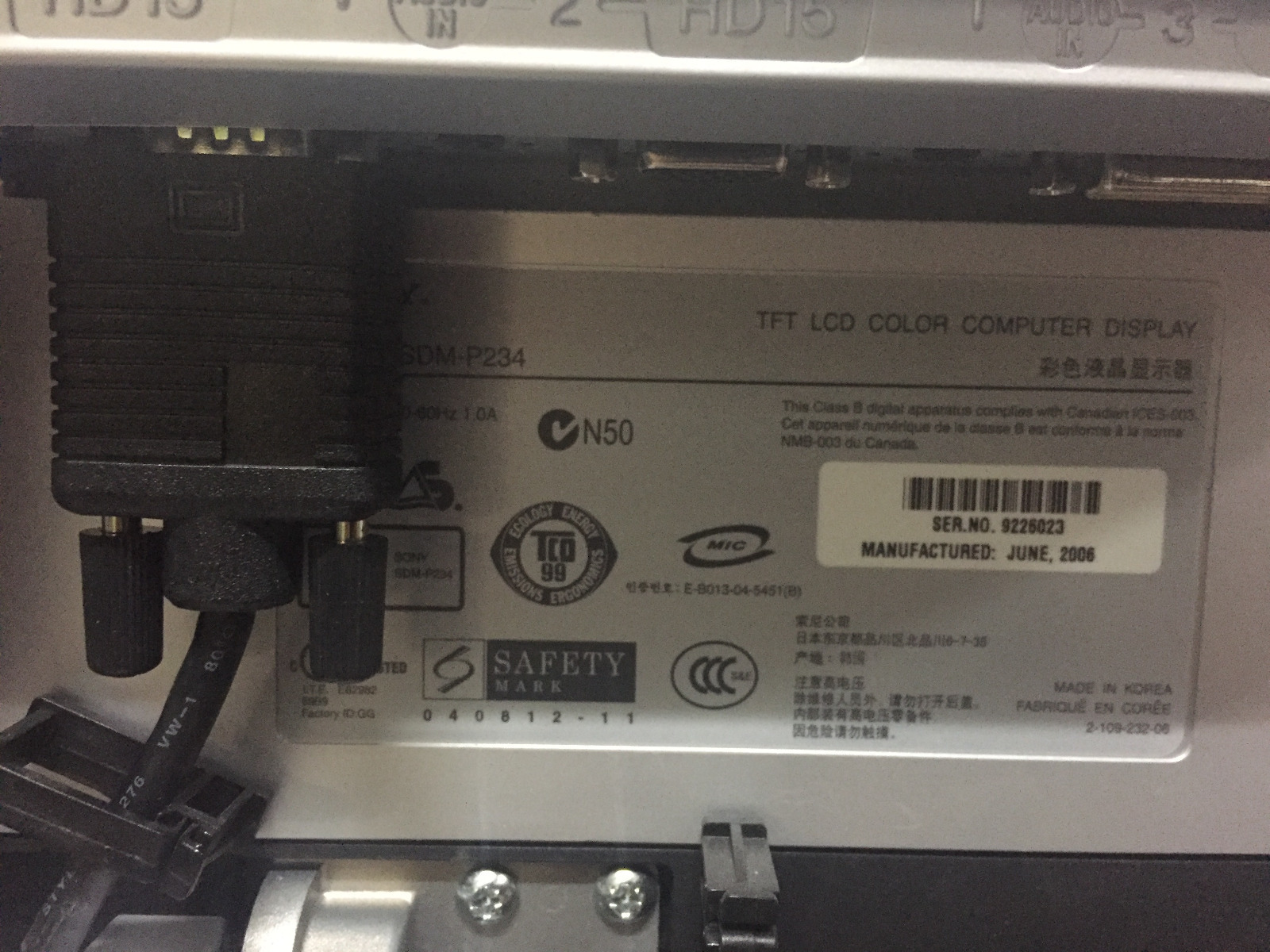 SONY SDM-P234 | eBay.de