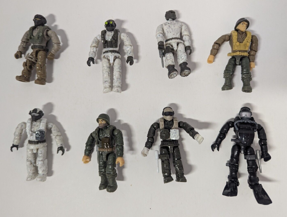 Mega Bloks Construx: Call of Duty Lot Of 17 (Soldiers & Zombies) Action ...