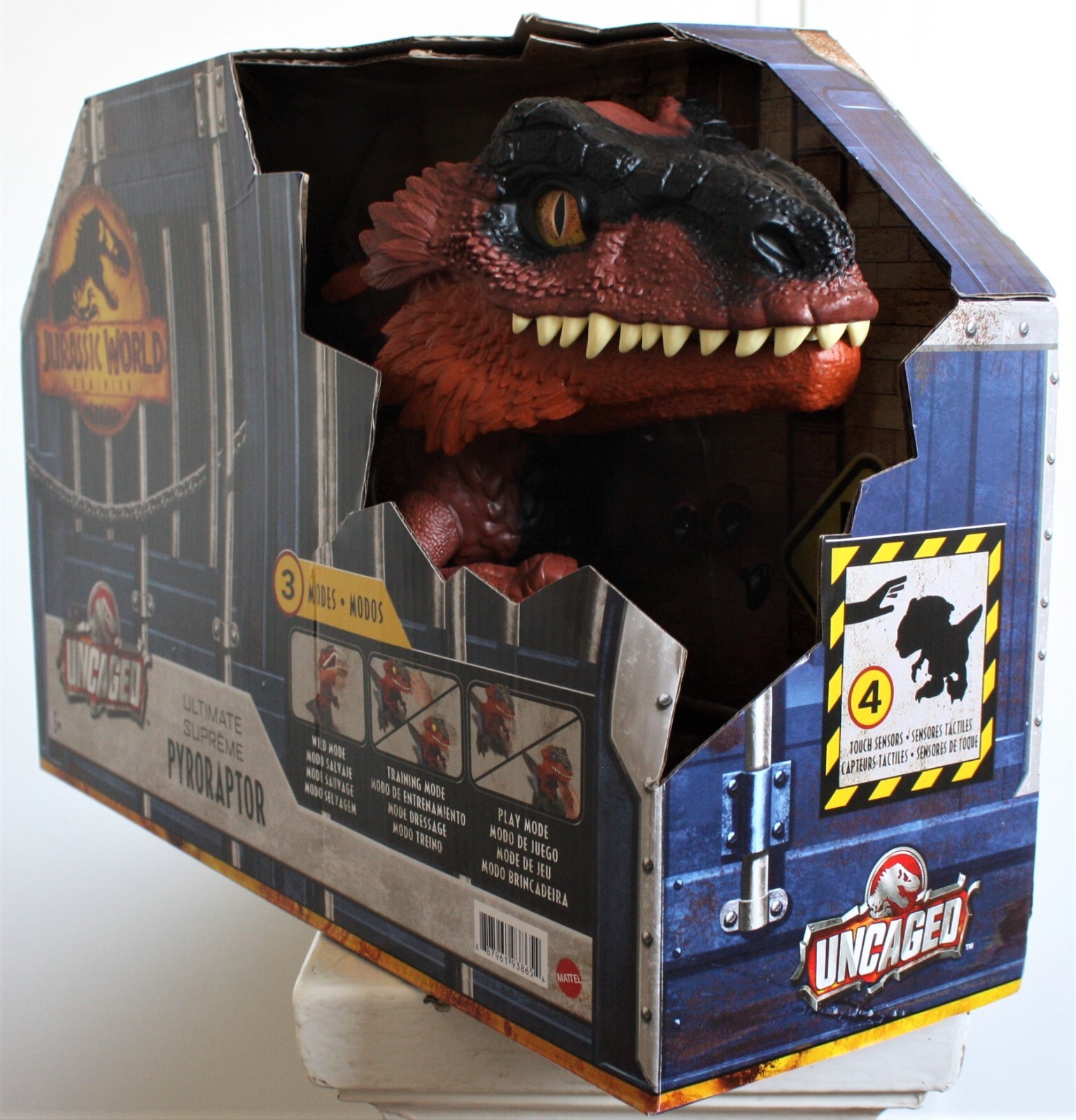 Mattel Jurassic World Dominion Dinosaur Ultimate Supreme PYRORAPTOR ...