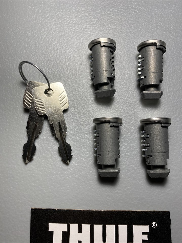 Thule One-Key System Lock Cylinders (Pack of 4) - Thule Lock Set 4 Pack ...