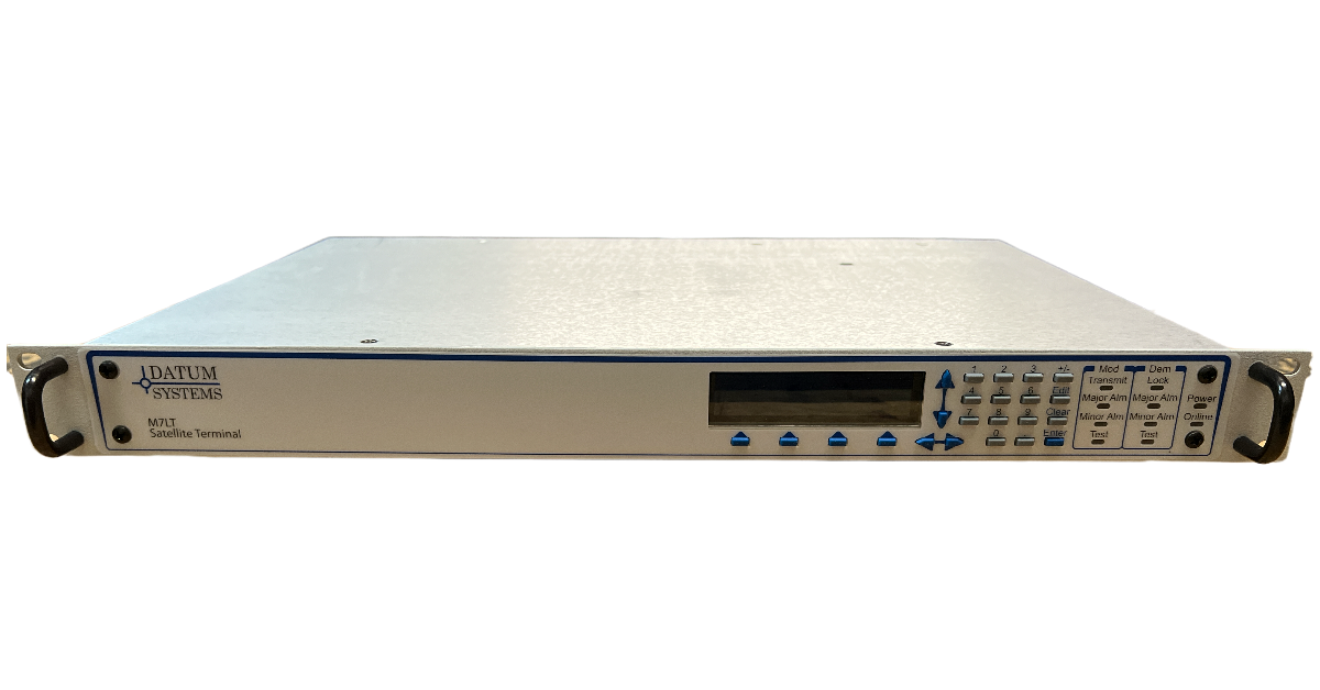 Datum Systems M7LT Satellite Terminal (LBS) L-Band Modem M7 Series | eBay