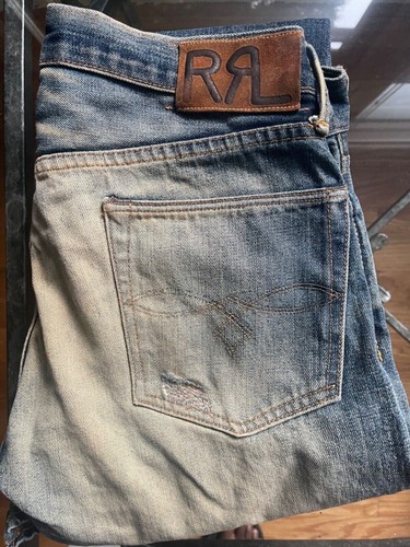 ralph lauren double RL/RRL Distressed Jeans | eBay