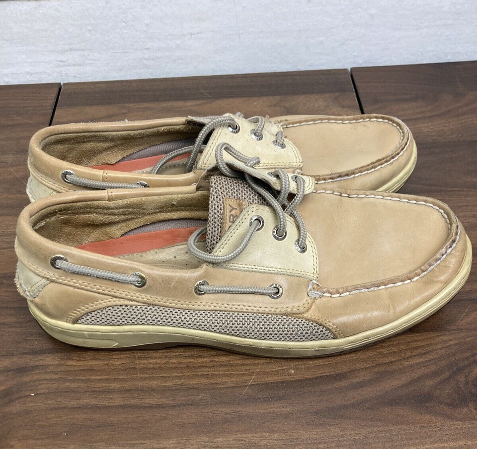 Sperry Top Sider Brown Leather Shoes Men’s US Size 10.5M | eBay