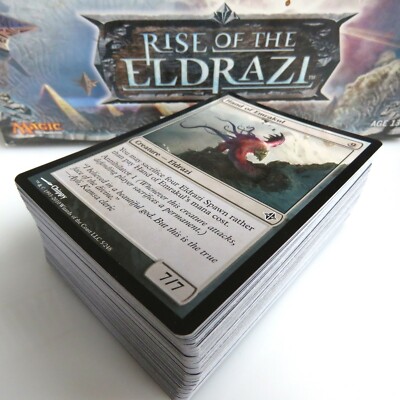 RISE OF THE ELDRAZI ~ Complete 100 Card COMMON SET MtG soul's attendant ...
