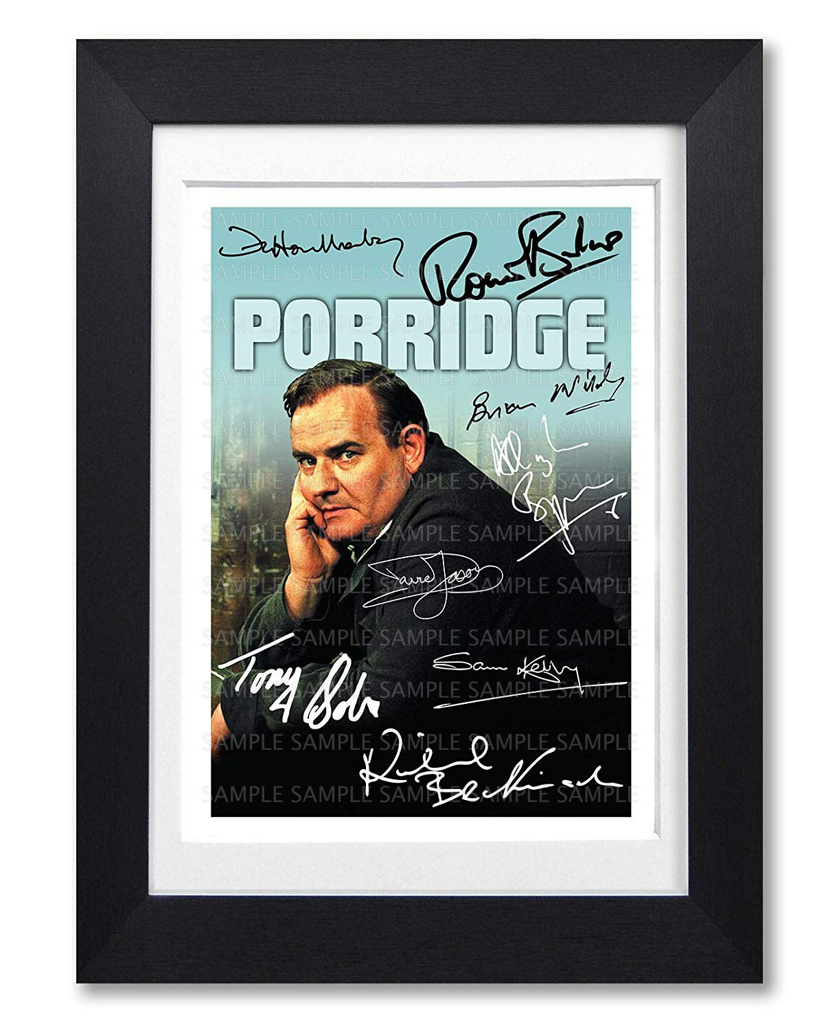 PORRIDGE CAST SIGNED POSTER BBC TV SHOW SERIES SEASON PRINT PHOTO ...