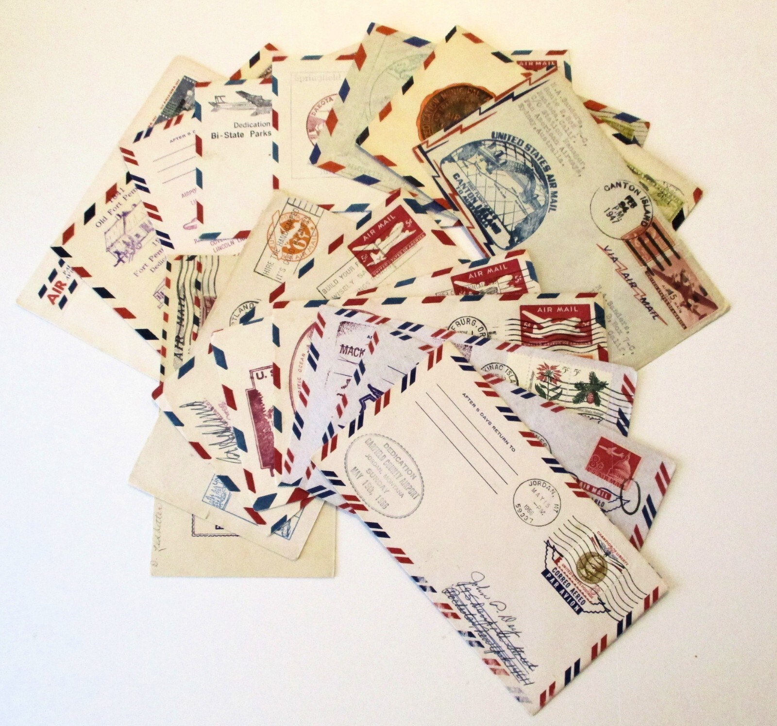 Airport/Air Mail Service Dedication Postmarked Envelopes, 1930-1966 | eBay