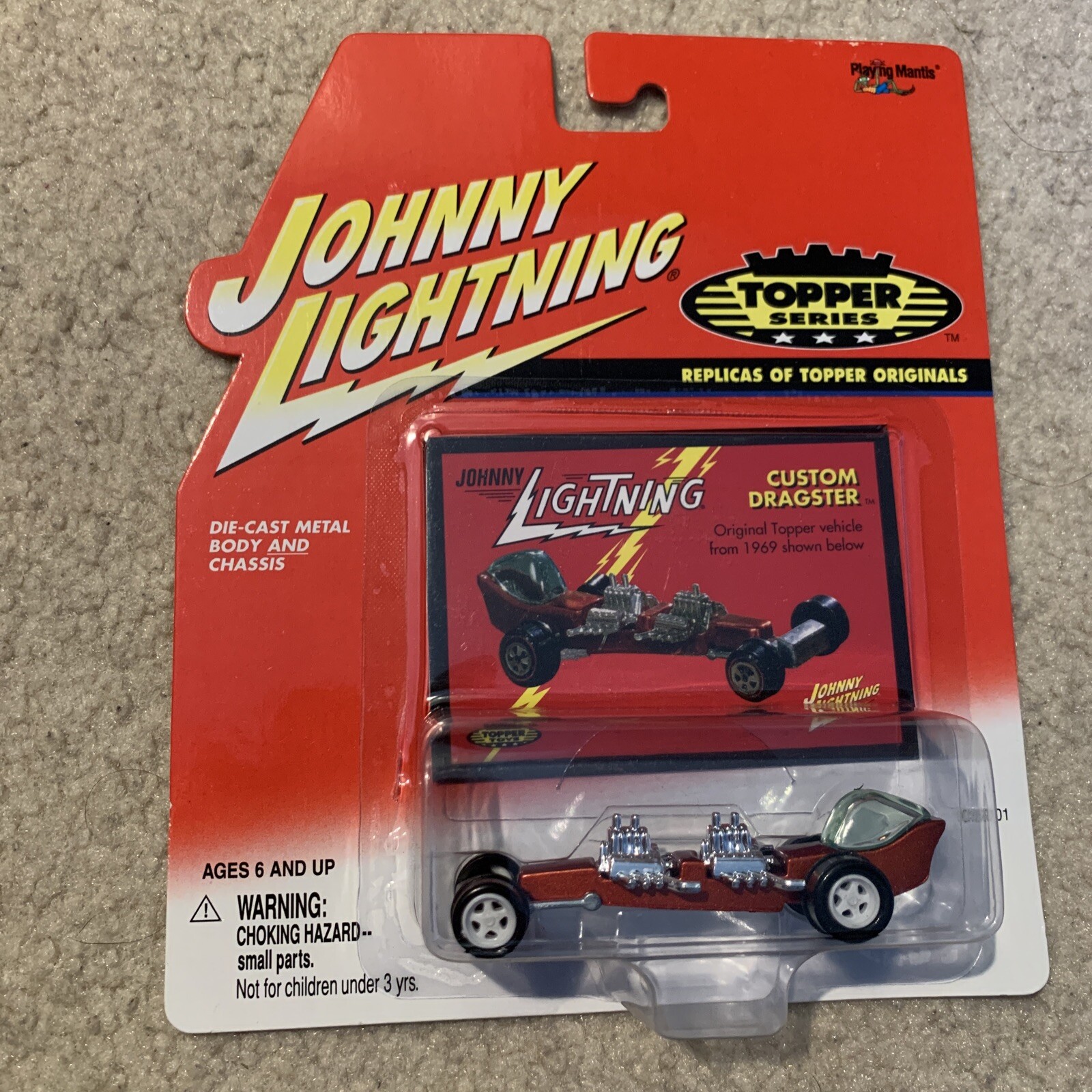 Johnny Lightning topper series Custom Dragster 1969 Die Cast Metal ...