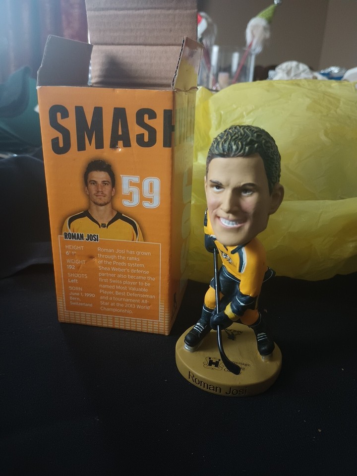 Nashville Predators Roman Josi #59 Winter Classic Bobblehead Smashville ...