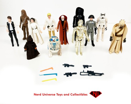 Vintage Star Wars Luke Skywalker Princess Leia Obi Wan First Twelve ...