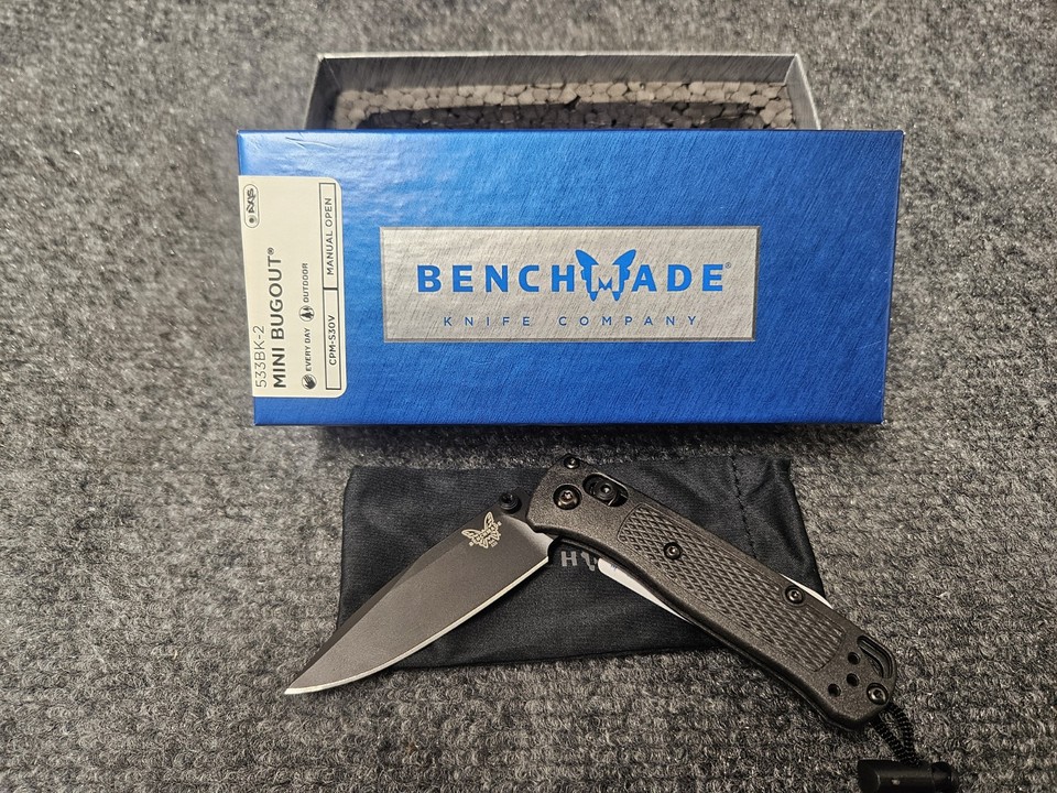 Benchmade 533BK-2 Mini Bugout New In Box Made In USA | eBay