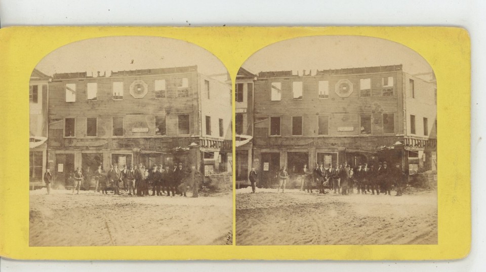 Old Miller Block Providence RI Rhode Island Stereoview c1870 | eBay