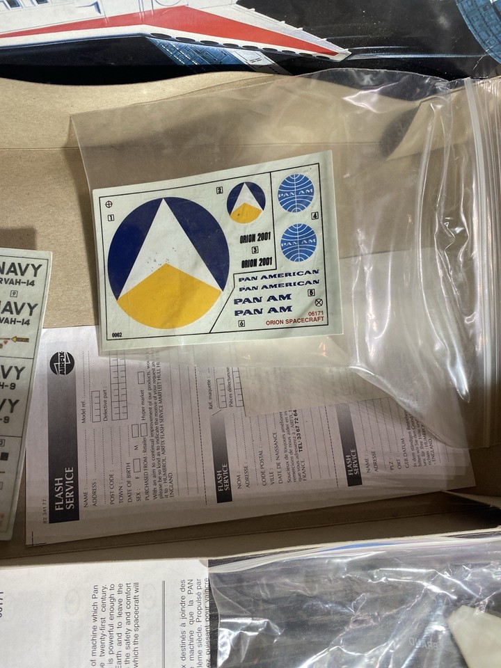 Airfix Orion 2001 Spacecraft Model Kit #06171 - 1:144 Scale Stickers ...