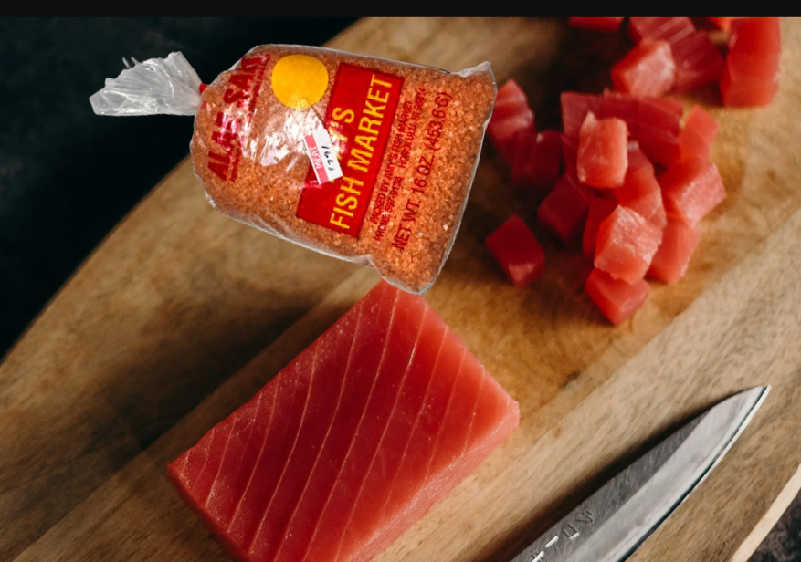 PURE Hawaiian ALAEA SEA SALT Medium grains AMY'S FISH MARKET (POKE SALT ...