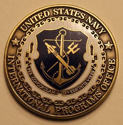 International Programs Officer Navy Challenge Coin | eBay