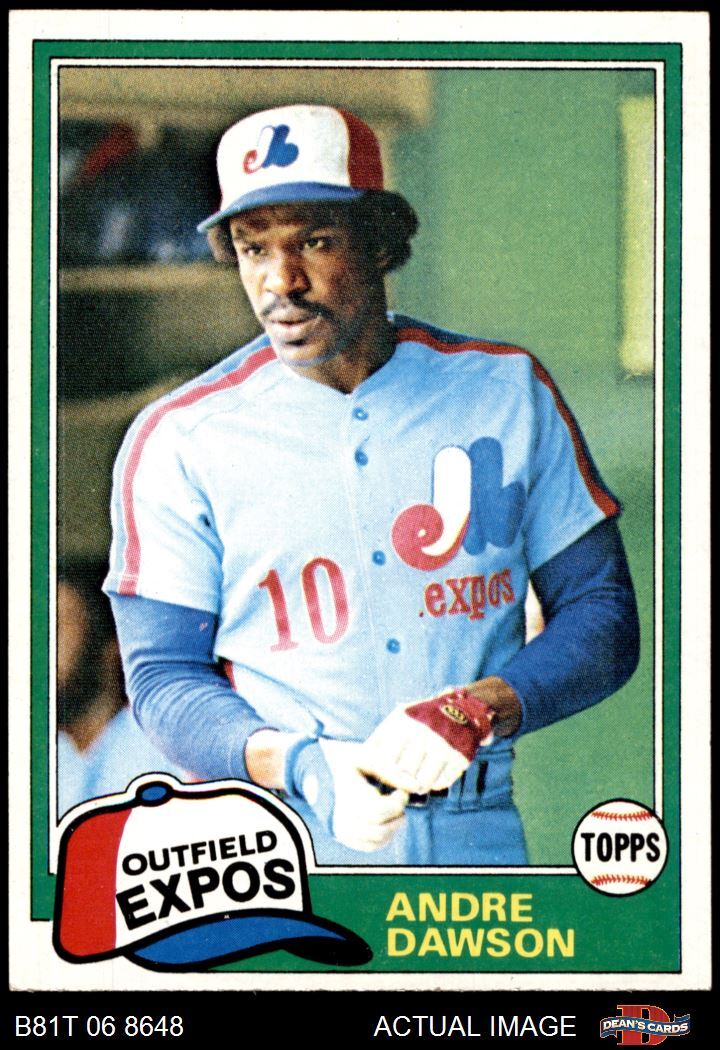 1981 Topps #125 Andre Dawson Expos HOF 7 - NM B81T 06 8648 | eBay