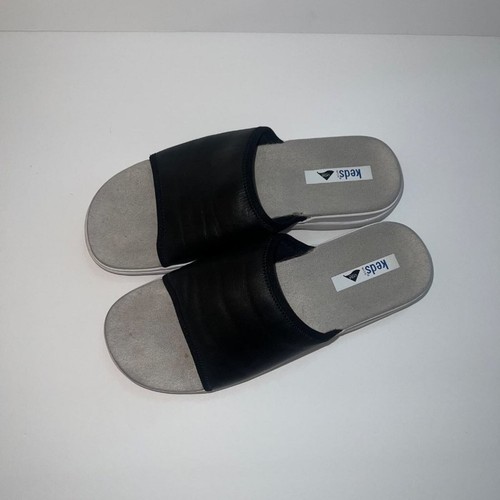 Keds sandal slides Lycra purefit black grey slip on comfort leather ...