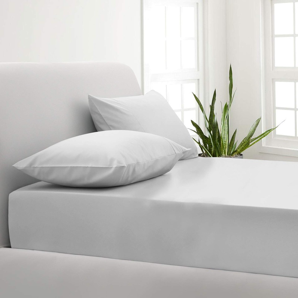 Extra Deep Fitted Sheet 16''/40cm 200TC Egyptian Cotton Single 4FT ...