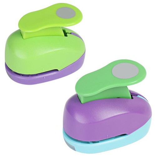 Cute Handmade DIY Paper Shaper Cutter Round Hole Punch Embossing Cards ...