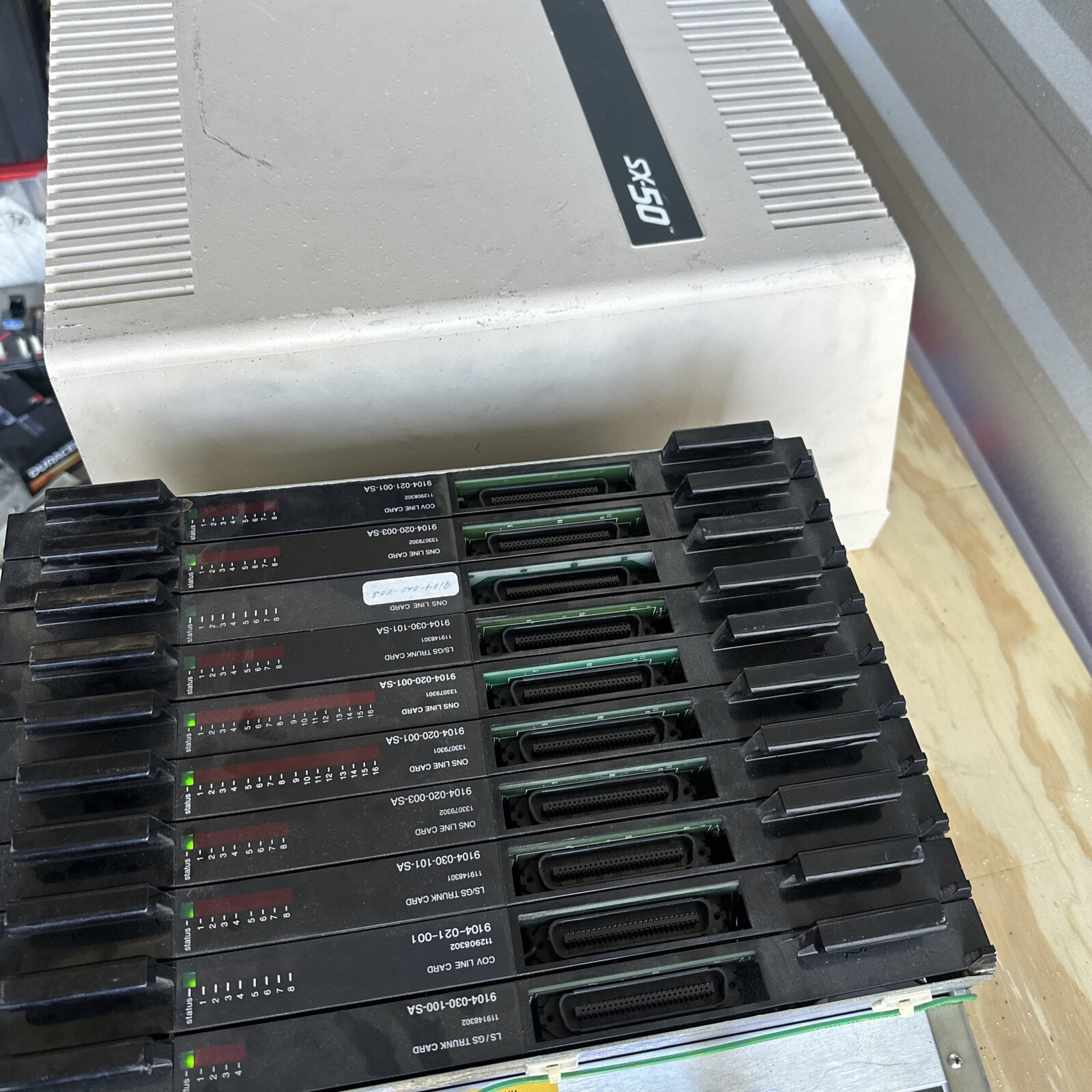 Mitel SX-50 Hotel Phone System with Trunk Cards Chassis And Cover AS IS ...
