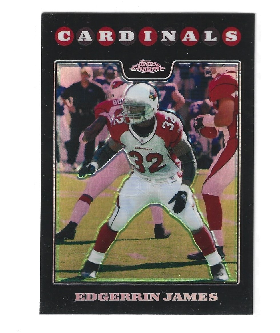 2008 TOPPS CHROME BLACK REFRACTOR #TC55 EDGERRIN JAMES CARDINALS GEM ...