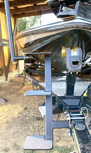 Omega Triple Step Bass Boat Trailer Steps MADE IN USA