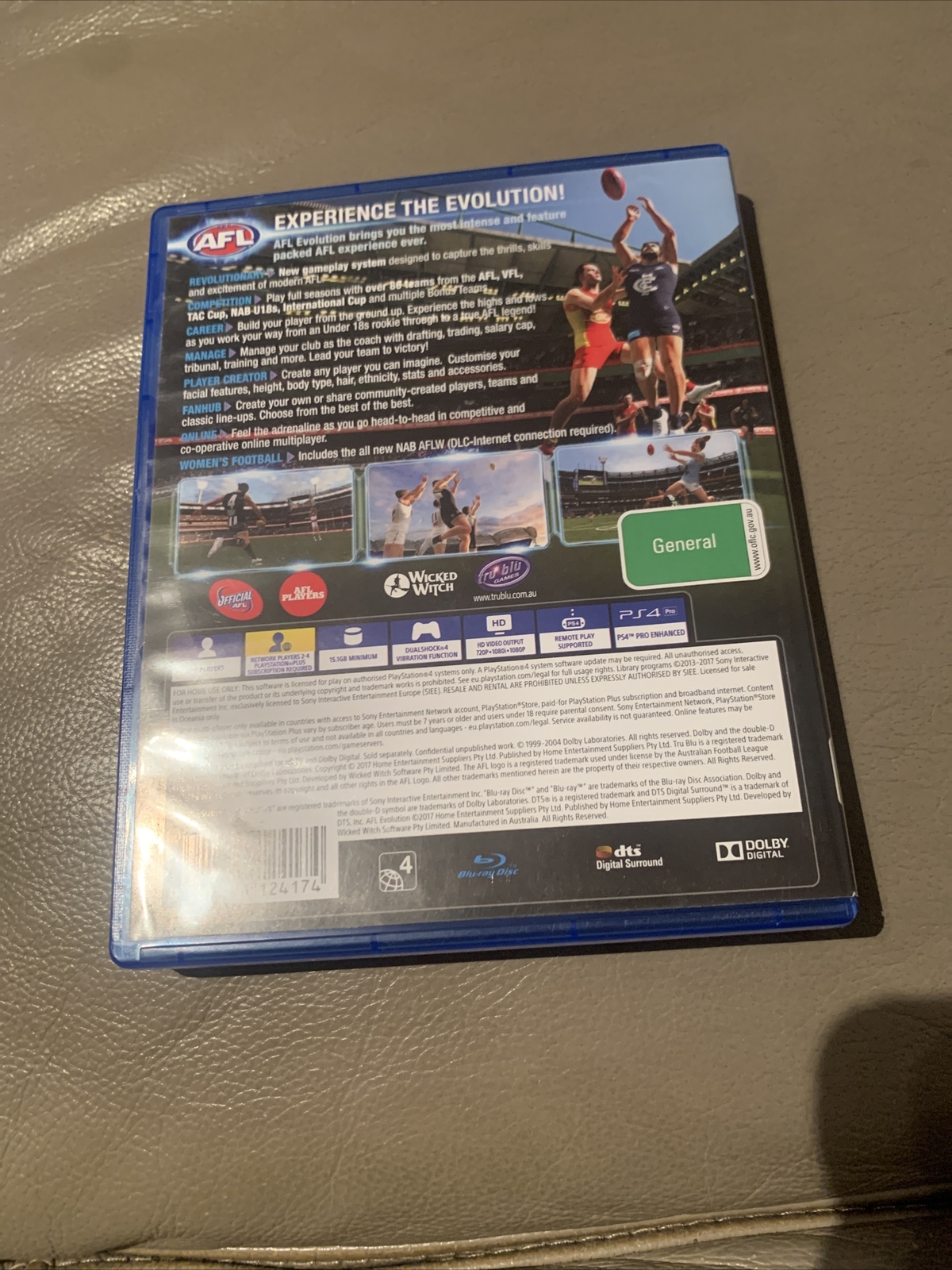 AFL Evolution (PlayStation 4, 2017) 9312590124174 | eBay Australia