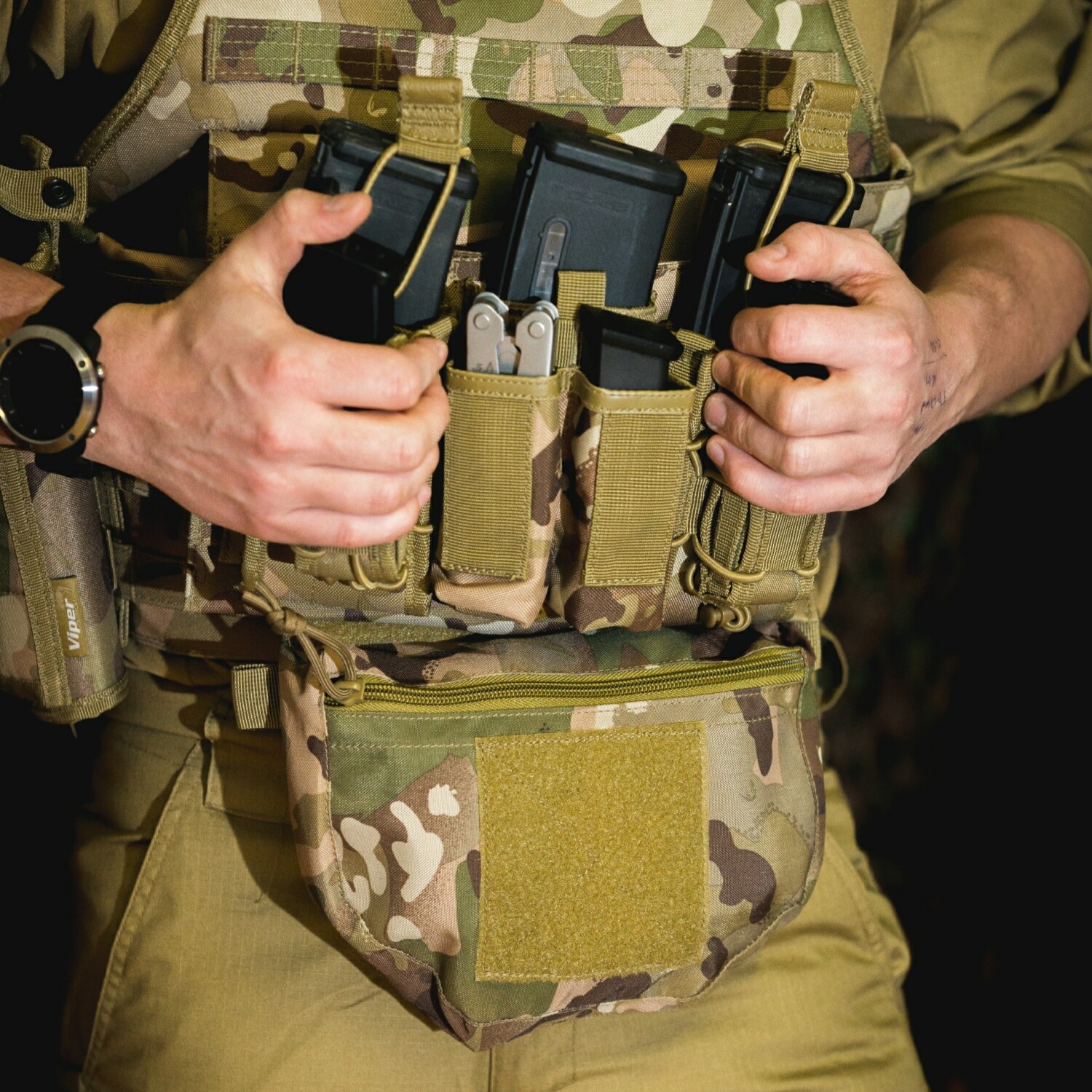 Viper Tactical Scrote Pouch MOLLE Vest Rigs Backpacks Utility Webbing ...