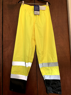 Portwest Hi-Visibility Rain Pants ANSI Class E, Type R Mens - Size ...