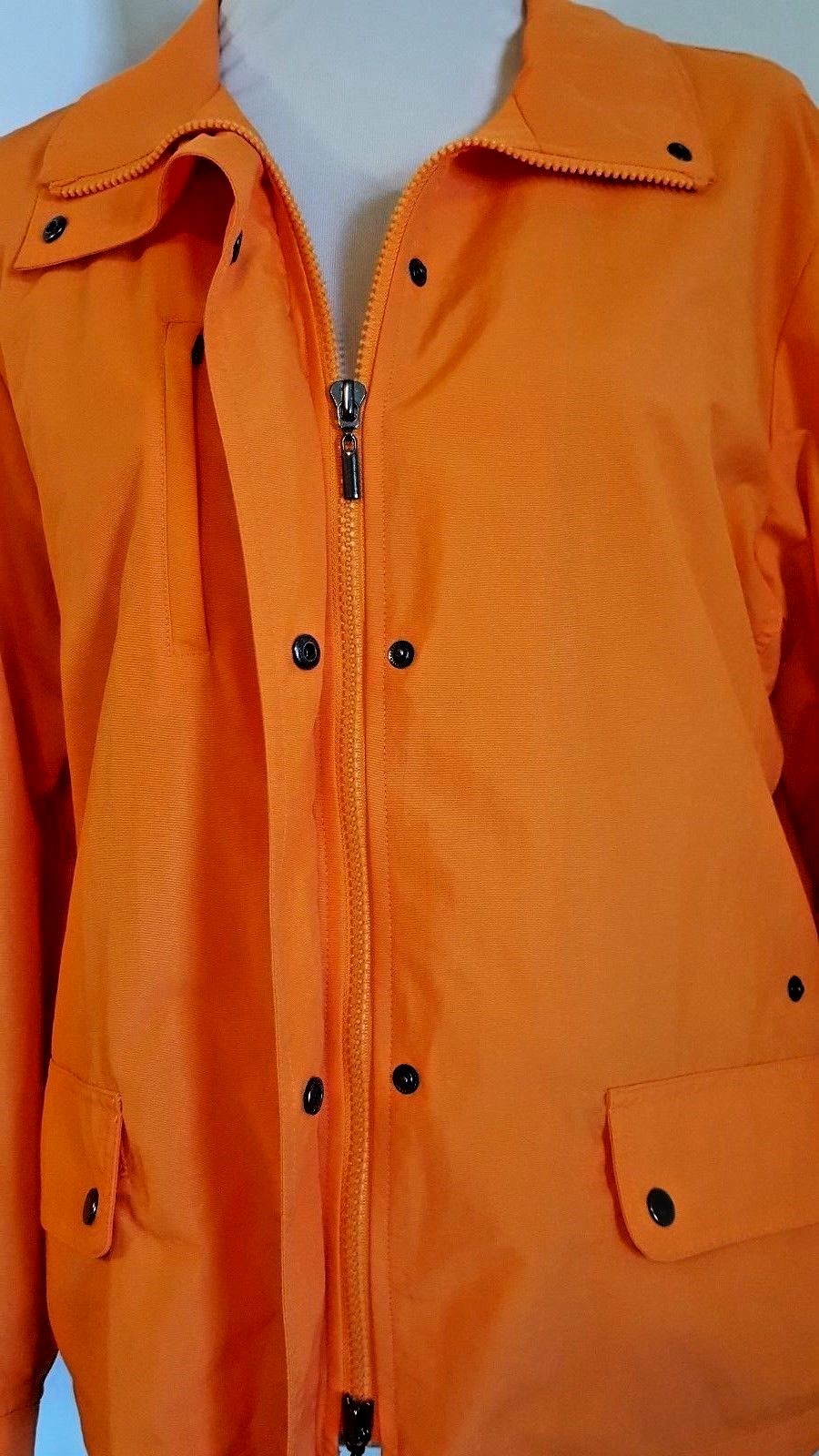 COLDWATER CREEK RN 98516 Women’s Orange Mesh-Lined Windbreaker Jacket ...
